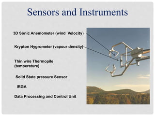 Advances in Instrumentation for Micrometeorological Studies | PPTX