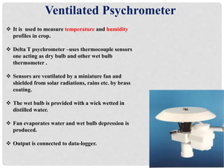 Advances in Instrumentation for Micrometeorological Studies | PPTX