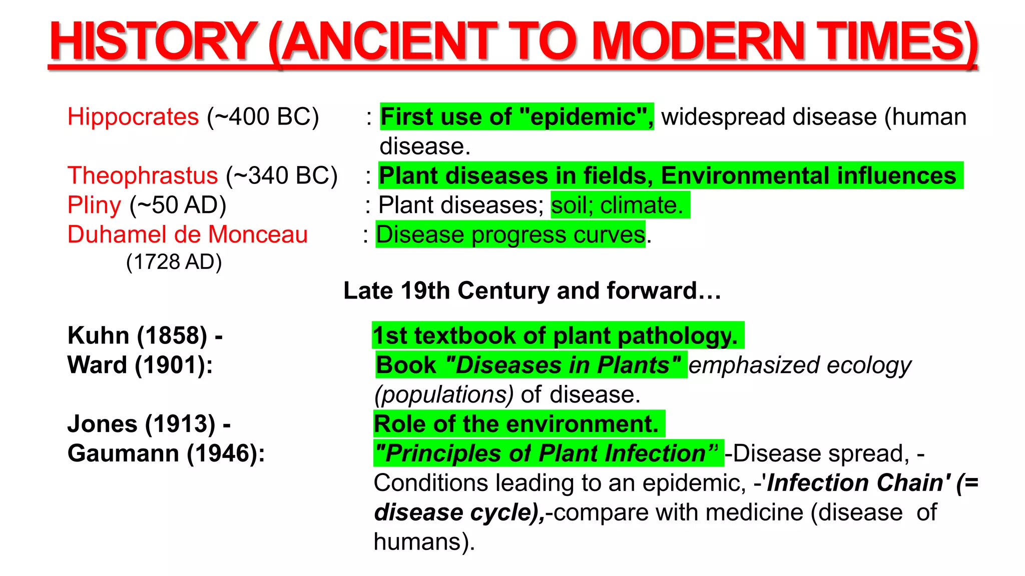 Environment-Pathogen Interaction in Plant Diseases | PPTX
