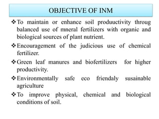 inm in rice | PPTX
