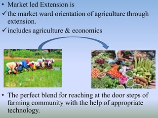 master seminar on market led extension | PPTX