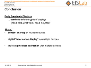 Body Proximate Displays | PDF | Smartphones | Consumer Electronics
