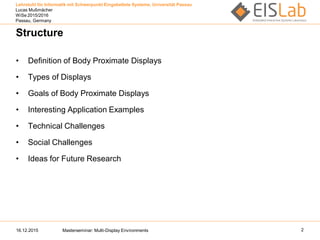 Body Proximate Displays | PDF | Smartphones | Consumer Electronics