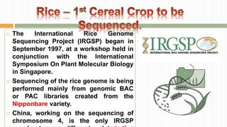 CROP GENOME SEQUENCING | PPTX