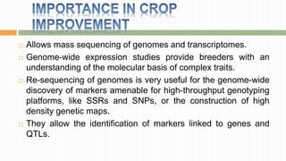 CROP GENOME SEQUENCING | PPTX
