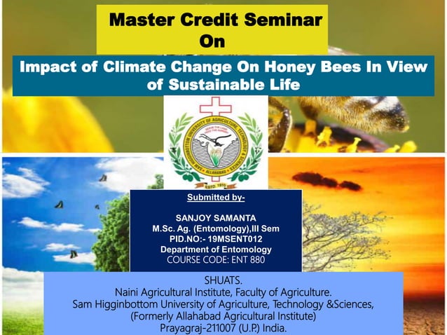 Master Seminar on Impact of Climate Change on Honeybee In View of ...
