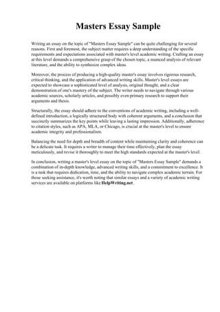 Masters Essay Sample.pdf
