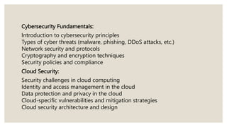 Master’s in Cloud Computing & Cyber Security | PPT
