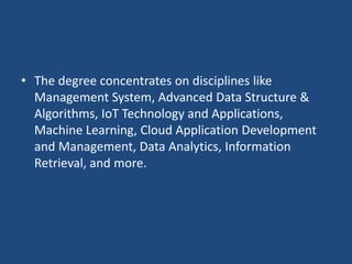 Masters in Computer Engineering - MITAOE | PPTX