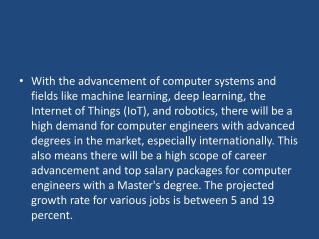 Masters in Computer Engineering - MITAOE | PPTX