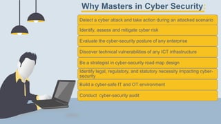 Masters in cyber security | PPTX