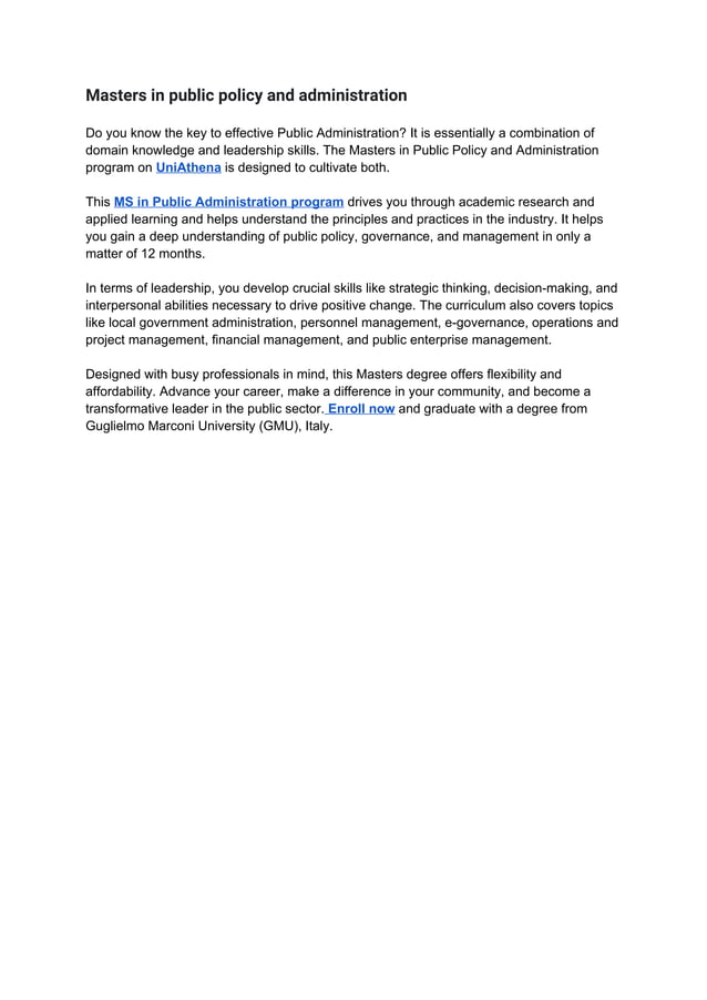 Masters in public policy and administration.docx
