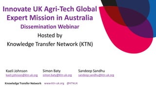 Agri-Tech Global Expert Mission in Australia | PPT