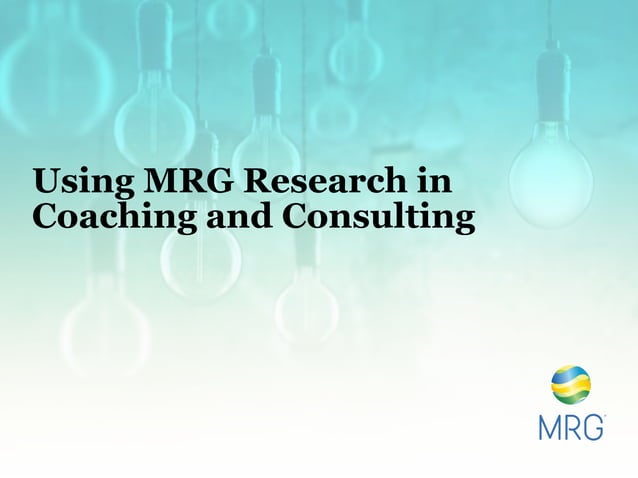 MRG Summit 2019 | PPT