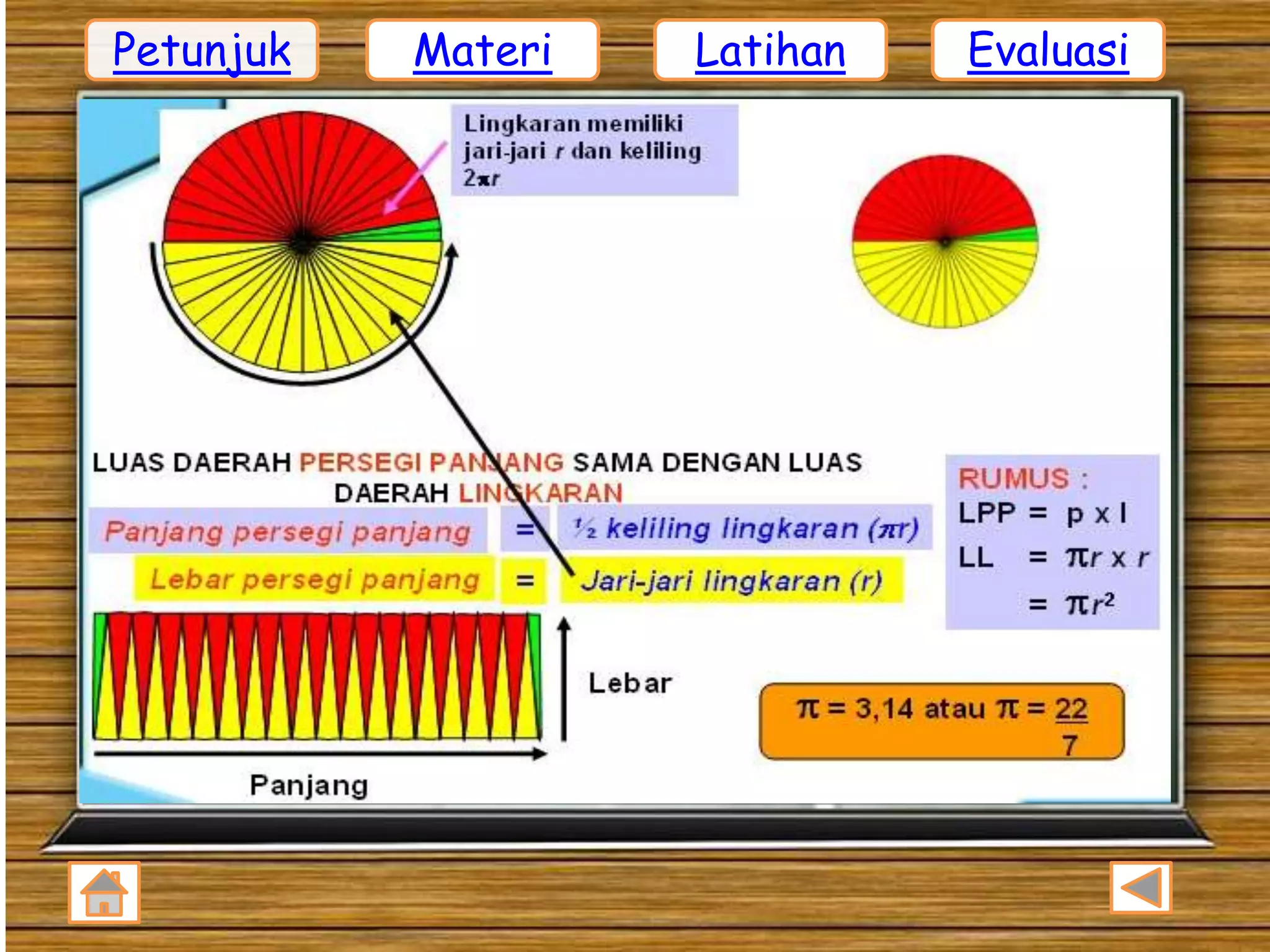 Power point materi lingkaran | PPTX
