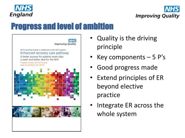 NHS England National Perspective – Enhanced Recovery | PPTX