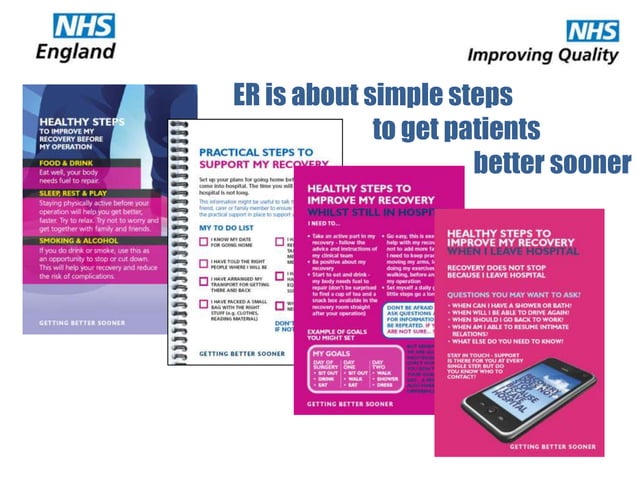 NHS England National Perspective – Enhanced Recovery | PPTX