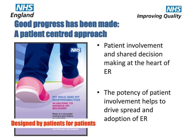 NHS England National Perspective – Enhanced Recovery | PPTX