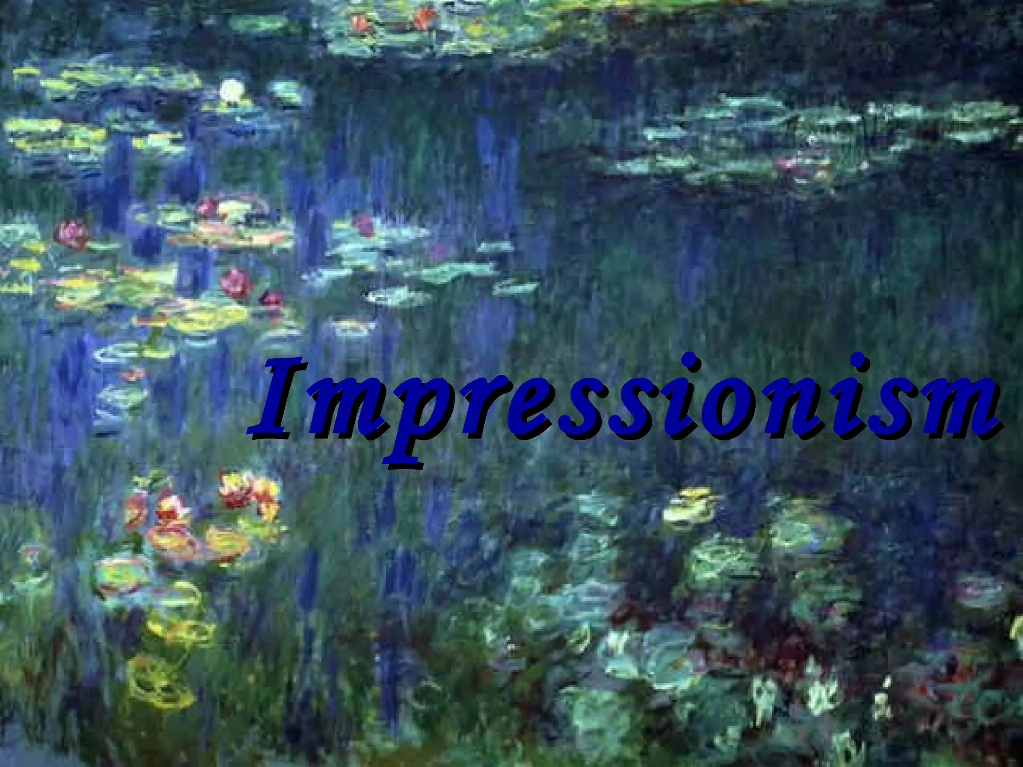 Masters of impressionism | PPT
