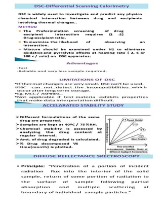 PREFORMULATION CONCEPTS AND OPTIMIZATION IN PHARMACEUTICAL FORMULATION ...