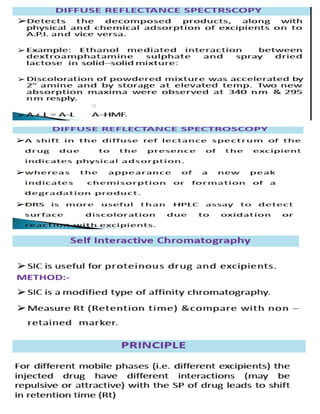 PREFORMULATION CONCEPTS AND OPTIMIZATION IN PHARMACEUTICAL FORMULATION ...