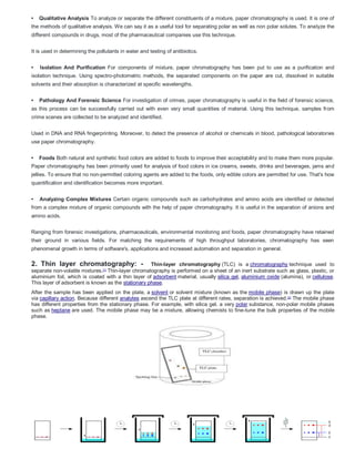 CHROMATOGRAPHY AND ITS TYPES | PDF | Chemistry | Science
