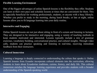 Master Spanish with Flexible Online Lessons from Native Teachers in ...