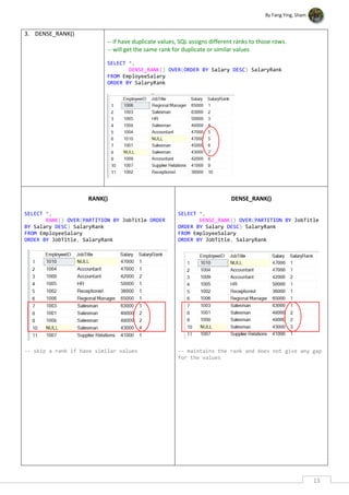 sql ppt for students who preparing for sql | PDF
