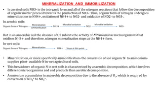 Nitrogen transformations in wet soils | PPTX