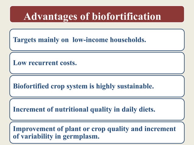 biofortification | PPTX