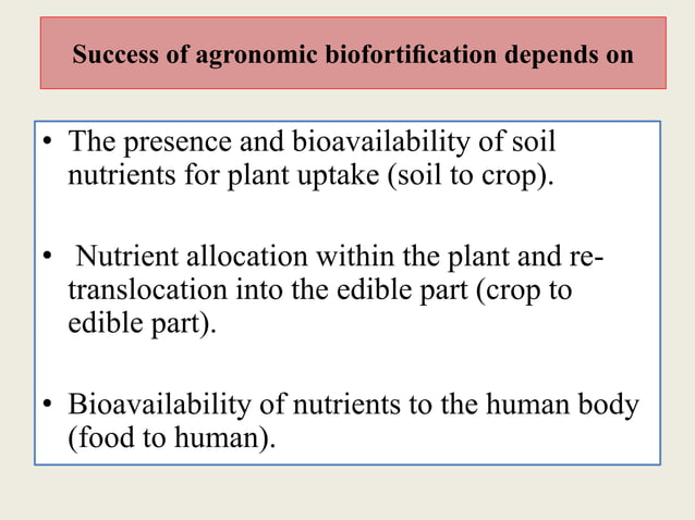 biofortification | PPTX
