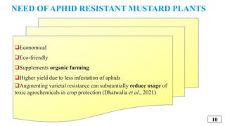 Mutation Breeding as a tool for aphid resistance in Indian mustard | PPTX
