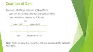Understanding Statistics 1#12 Quartiles of Data | PPT