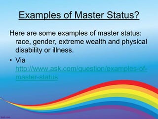 Master status | PPTX