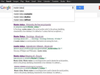 Master status | PPTX