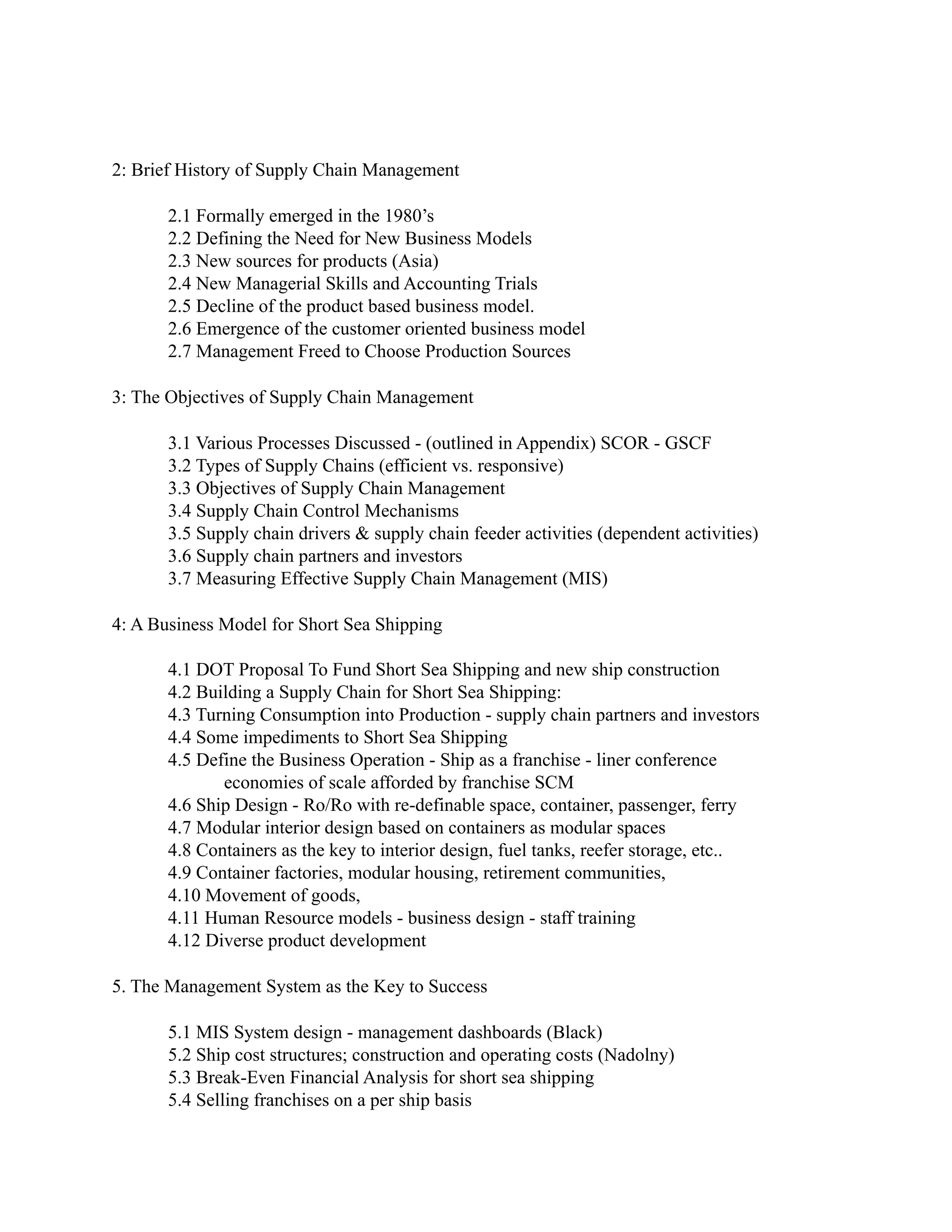 Masters thesis outline - word format | PDF