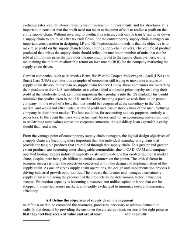 Masters thesis outline - word format | PDF