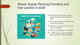 Master supply planning functions | PPTX