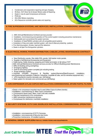 Master tech electrical engineering..... ( companyprofile) | PDF