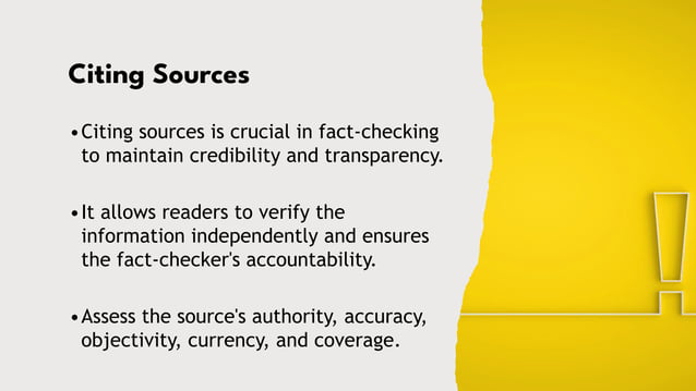 HOW TO WRITE A FACT-CHECK: Master the art of writing a fact-check | PDF ...