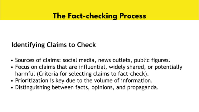 HOW TO WRITE A FACT-CHECK: Master the art of writing a fact-check | PDF ...