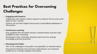 HOW TO WRITE A FACT-CHECK: Master the art of writing a fact-check | PPT