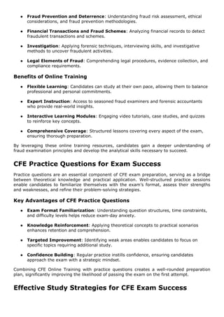 Master the CFE Exam with Online Training & CFE Practice Questions.docx