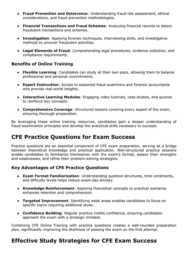 Master the CFE Exam with Online Training & CFE Practice Questions.docx