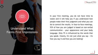 Master the First Impression | PDF