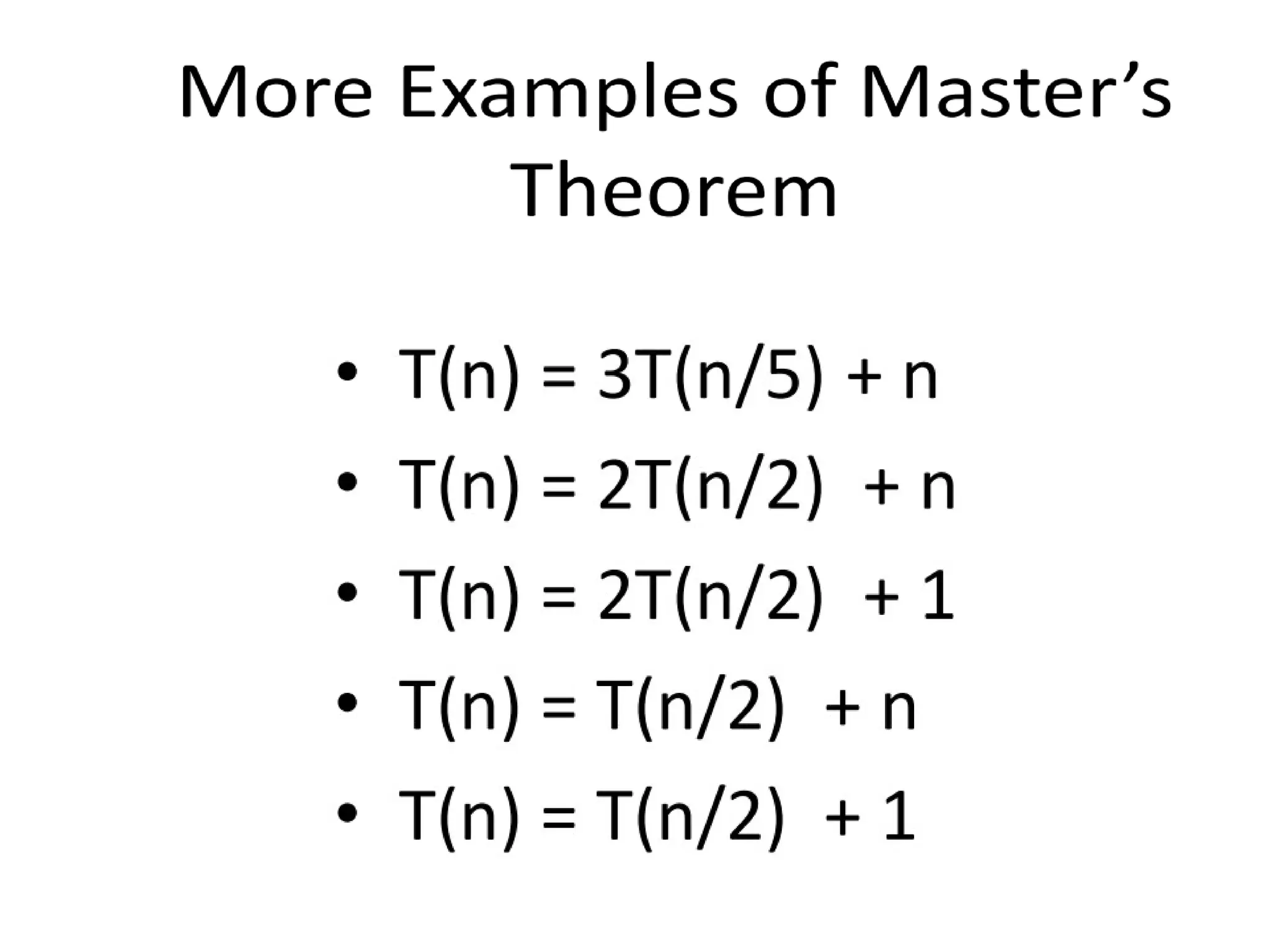 MASTER THEOREM daa main topic for exam.pptx