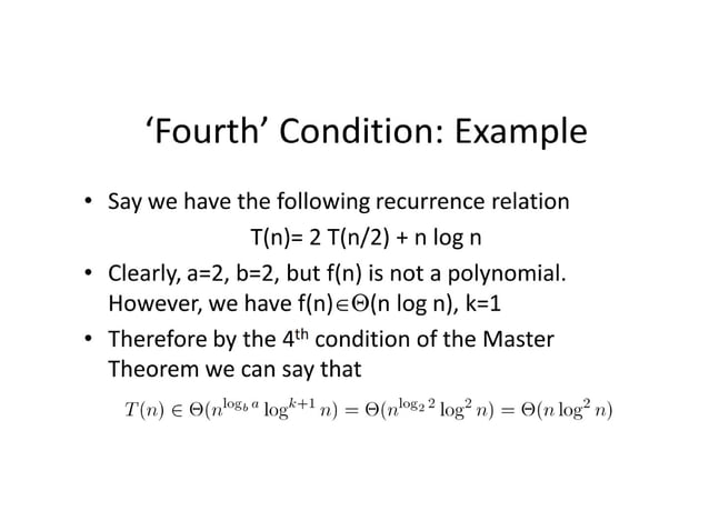 MASTER THEOREM daa main topic for exam.pptx