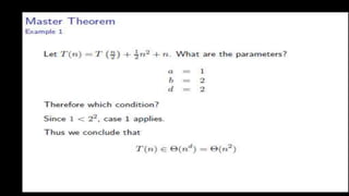 Master theorem in discrete structure | PPTX