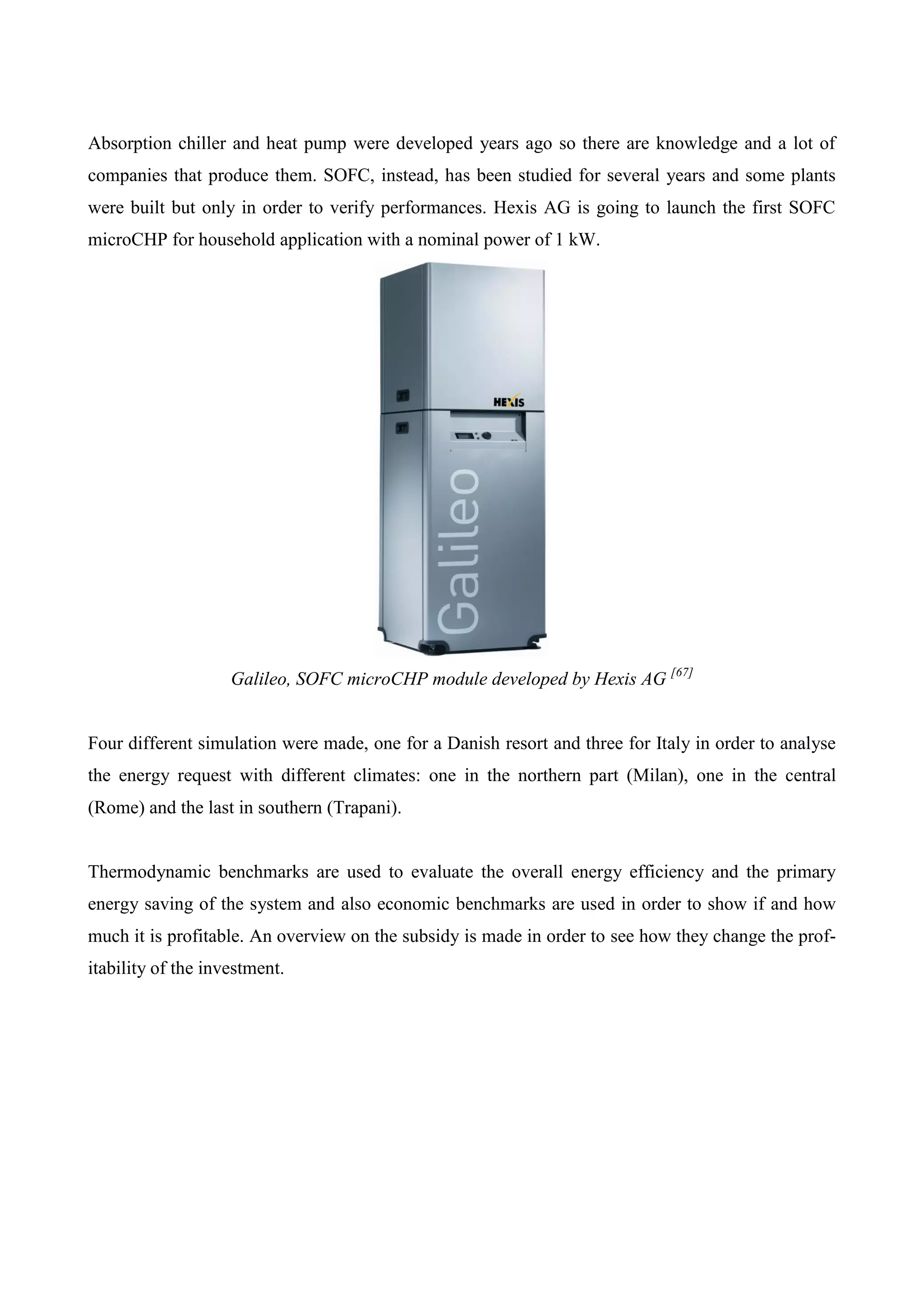 SOFC based power, heat and cooling system for household applications | PDF