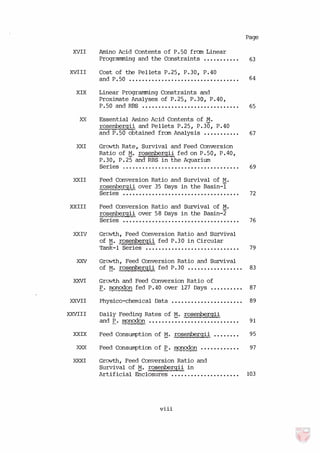 Master thesis: Least-cost formulation of prawn feed | PDF